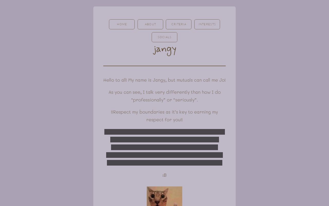 jangy’s card